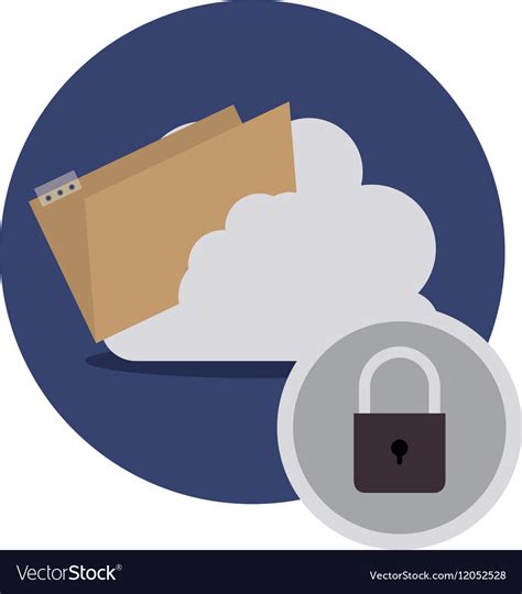 Isolated Cloud Computing Design Royalty Free Vector Image