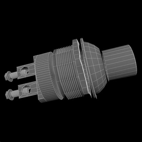 3d Model Push Button
