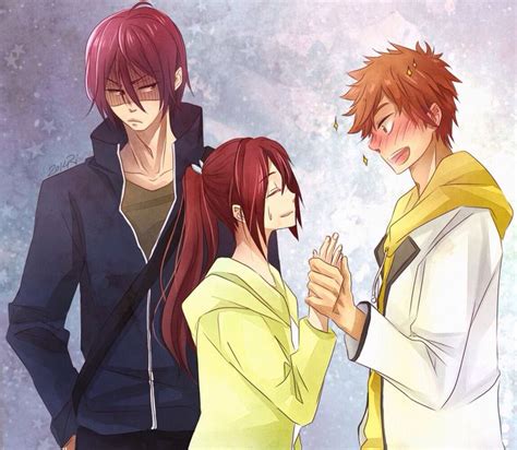 Rin Gou And Momo Free Anime Free Iwatobi Swim Club Iwatobi Swim Club