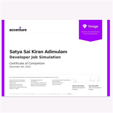 satya sai kiran adimulam on linkedin accenturedeveloperprogram