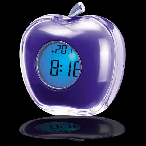 Shop Apple Shaped Desktop Digital Talking Alarm Clock Temperature Display Online Shopclues