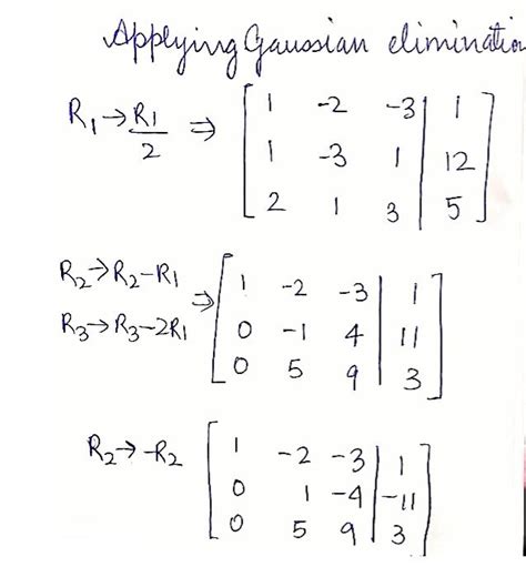 Answered 1 Use Gaussian Elimination With… Bartleby