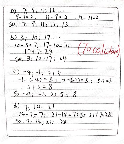 Solved 2 For Each Sequence Of Numbers Below I Describe The
