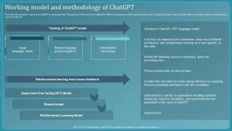 Chatbot Using Gpt 3 Working Model And Methodology Of Chatgpt PPT Slide