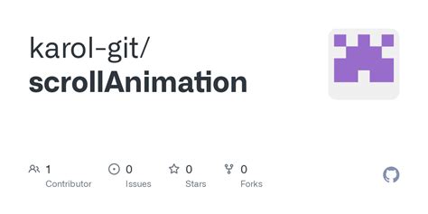 Github Karol Git Scrollanimation