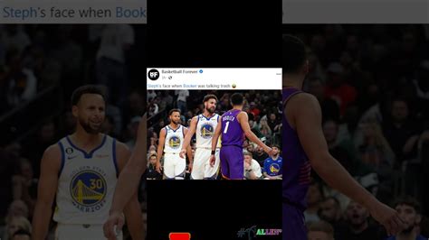 Steph Curry's Face to Devin Booker's TRASH TALK | #SHORTS by Allen Villacarlos - YouTube