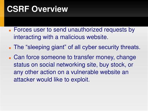 ppt cross site request forgery powerpoint presentation free download