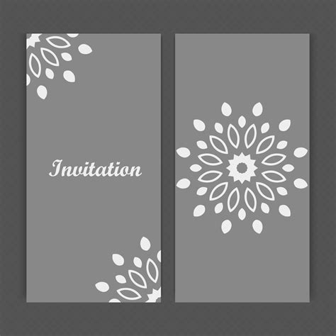Mandala Invitation Card Design Floral Card Template Design Ornate Date Invitation Card 11376489