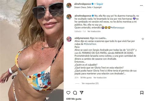 Ella No Soy Yo Aline Hern Ndez Mand Contundente Mensaje A Gloria Trevi Y Su Bioserie En