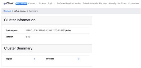 Kafka 监控工具之cmak 腾讯云开发者社区 腾讯云