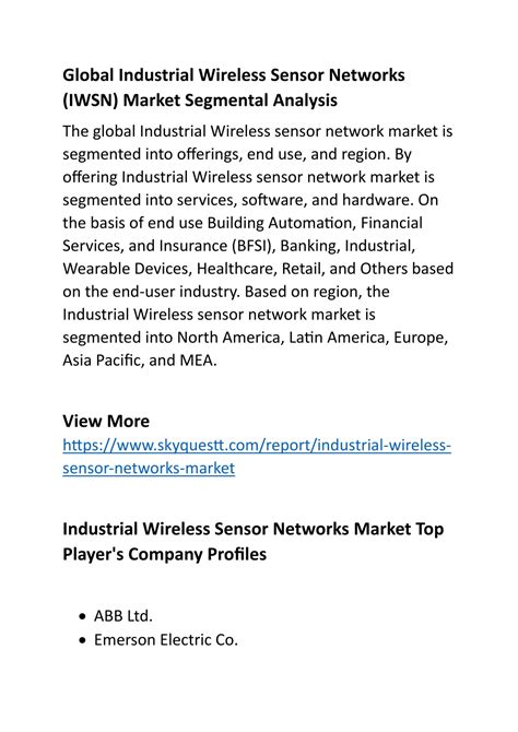 ppt global industrial wireless sensor networks powerpoint
