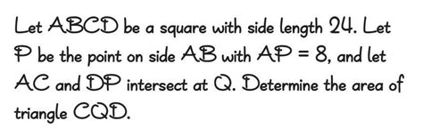 Answered Let Abcd Be A Square With Side Length 24 Let P Be The Point