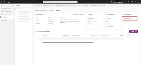 Introduction To Business Rules Dataverse Tables