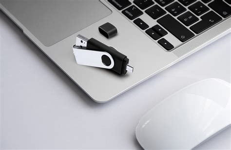 Unprinted Dual Swm Usb Flash Drive