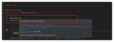 Autowired依赖注入为啥不推荐了 腾讯云开发者社区 腾讯云