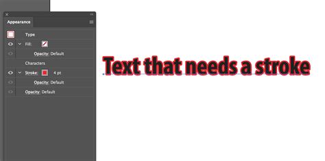 solved stroke text outside adobe support community 4528148