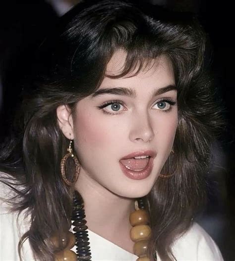 Brooke Sheilds Hair Cuts Brooke Shields Young Beauty Face