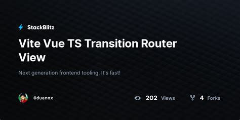 Vite Vue Ts Transition Router View Stackblitz