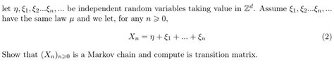 solved let η ξ1 ξ2…ξn … be independent random variables