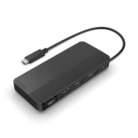 Lenovo USB C Dual Display Travel Dock W Adapter
