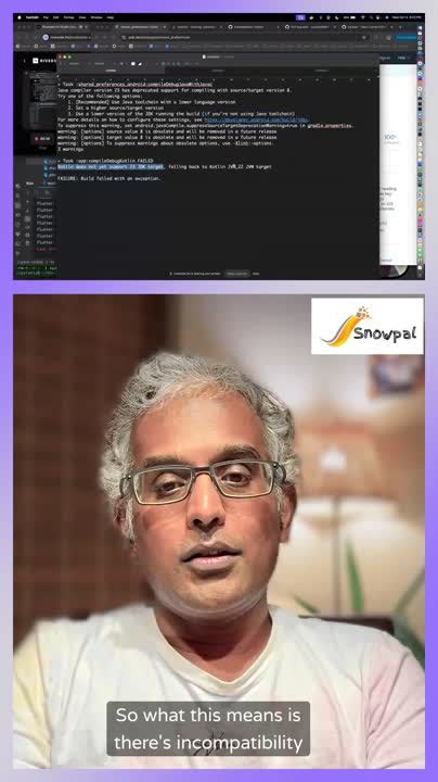 Krish Palaniappan On Linkedin Unexpected Error While Running Flutter