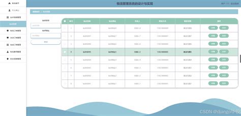 【开题报告】基于django vue物流管理系统的设计与实现（论文 程序） csdn博客