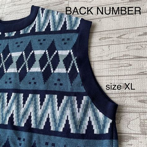 極美品 Back Number® バックナンバー メンズベスト 紺xl By メルカリ
