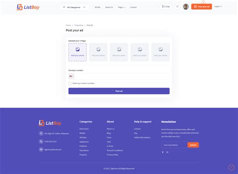 Listocean Classified Ads Listing Html Template By Byteseed Themeforest