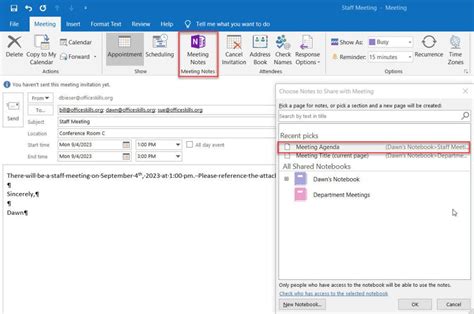 How To Create A Meeting Agenda Using OneNote Office Skills Training
