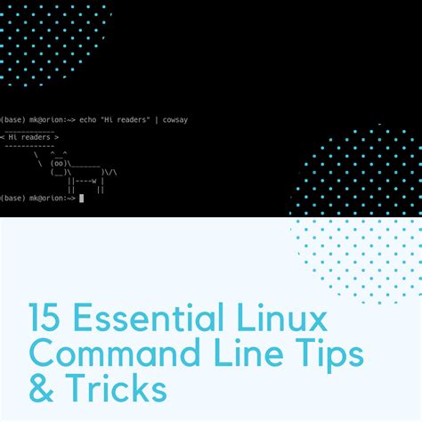 Master The Command Line 15 Essential Linux Tips