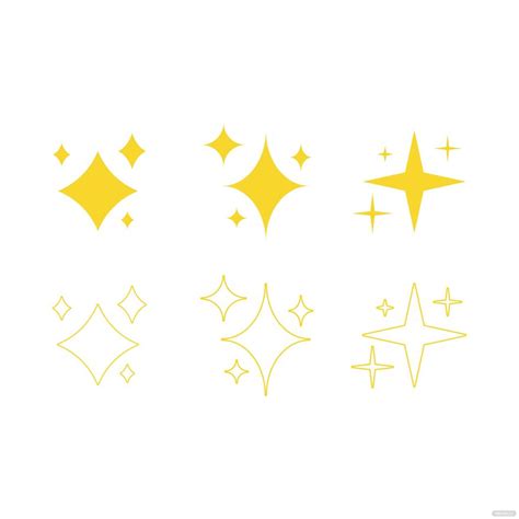 Sparkle Templates In Illustrator Vector Image Free Download
