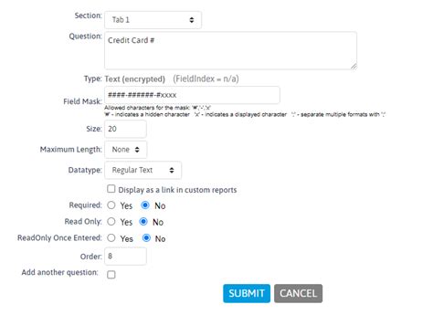 Leadmaster Crm Knowledgebase Field Masking On Custom Forms