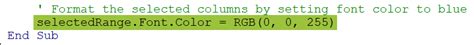 VBA Columns Property Step By Step Examples How To Add