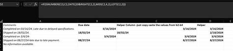 Excel How To Extract Date From A String And Store It As Date In