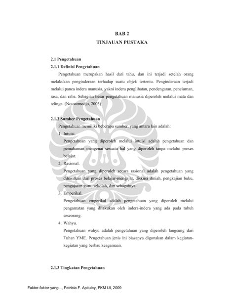 Bab Tinjauan Pustaka