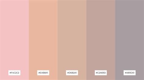 The Best 15 Beige Pink Color Palette Combinations Piktochart