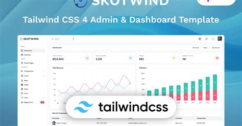 Skotwind Tailwind Css 4 Admin And Ui Kit Template Admin Templates Ft