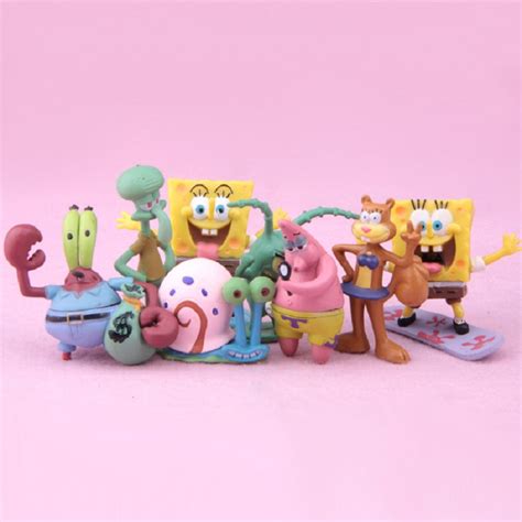 Spongebob 8pcs Collectible Squarepants Patrick Star Squidward Tentacles