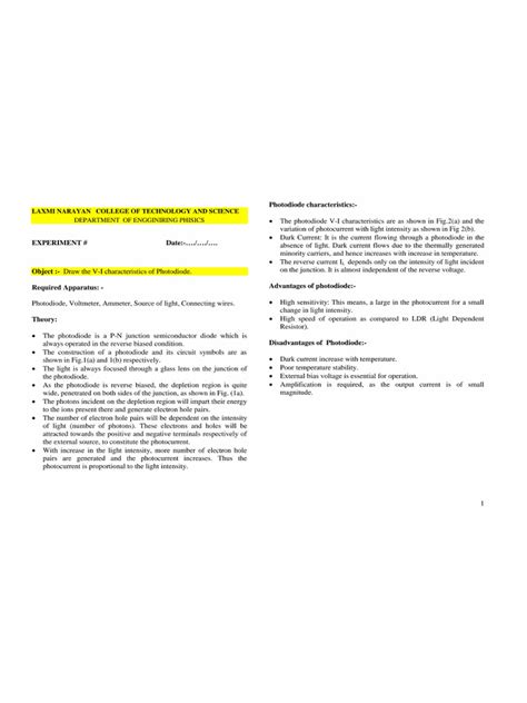 Physics Practicals Pdf