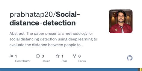 Github Prabhatap Social Distance Detection Abstract The Paper Presents A Methodology For