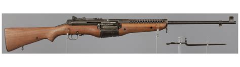 Johnson Automatics Model 1941 Semi Automatic Rifle With Bayonet Rock
