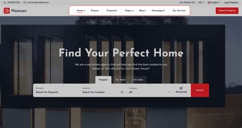 Menu Botble Documentation