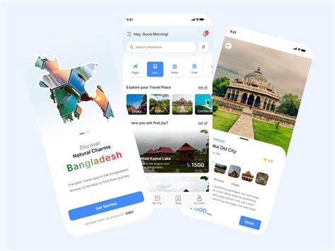 travel app ui concept ️🧳 by saif abdullah hadi on dribbble