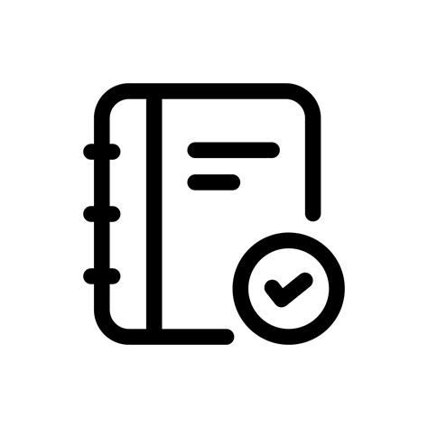 Simple Planner Icon The Icon Can Be Used For Websites Print Templates Presentation Templates