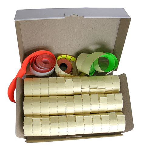 Етикетите за маркиращи клещи са произведени от самозалепваща негланцирана хартия в следните