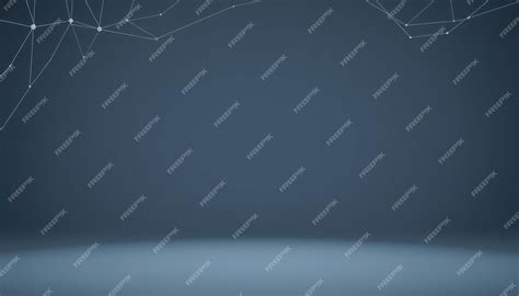 Premium Photo Abstract Blue Background With A Subtle Network Of Connected Dots