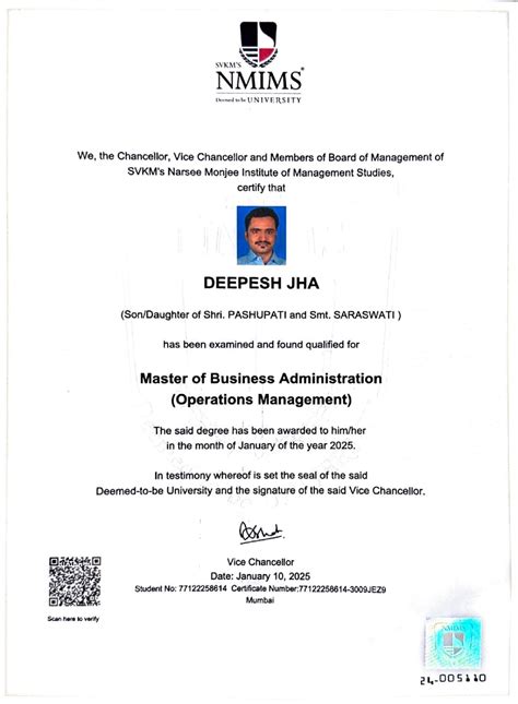 Deepesh Jha On Linkedin Big News Im Thrilled To Share That Ive Officially Completed My Mba In