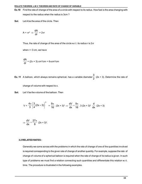 Rolles Theorem Notes For Class 12 And Iit Jee