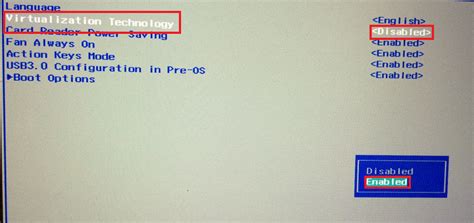 verify that the bios firmware settings enable intel vt x and disable