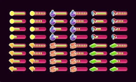Game Progress Bar Vector Art Icons And Graphics For Free Download